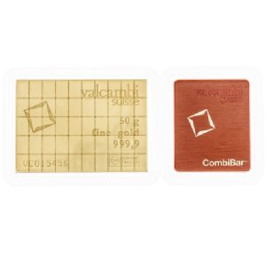 50 gram (50 x 1 g) Gold CombiBar | Valcambi Suisse - AU Bullion Canada
