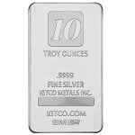 10 Oz Silver SMI bar | Kitco Metals - AU Bullion Canada