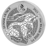 Silver Rabbit Coin | Rwanda Lunar Ounce coins - AU Bullion Canada