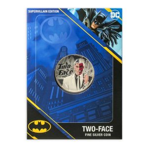 2022 1 Oz Silver Two-Face DC Comics Coin - Samoa - AU Bullion Canada