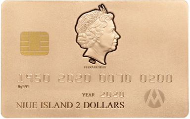 Coin Shoppe 1.5 oz Gold Edition ‘Credit Card’ Coin - AU Bullion Canada