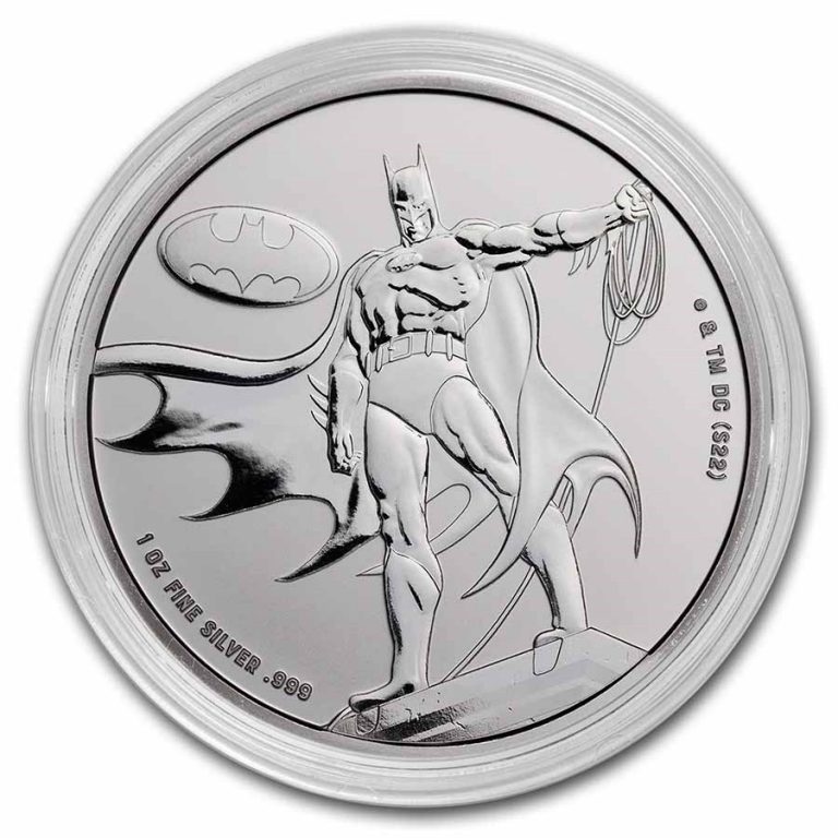 023 1 Oz Silver DC Comics Batman Coin - AU Bullion Canada