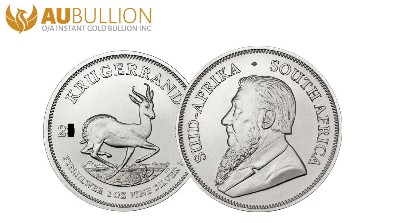 The 2024 1 Oz Silver Krugerrand Coins from The Rand Refinery - AU ...